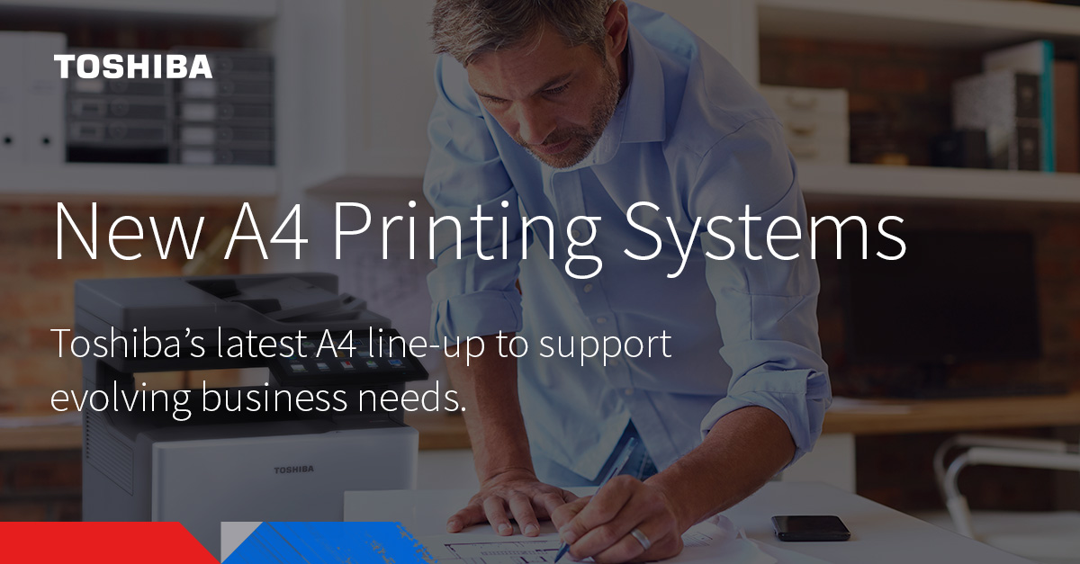 Introducing the new e-STUDIO A4 print devices.
